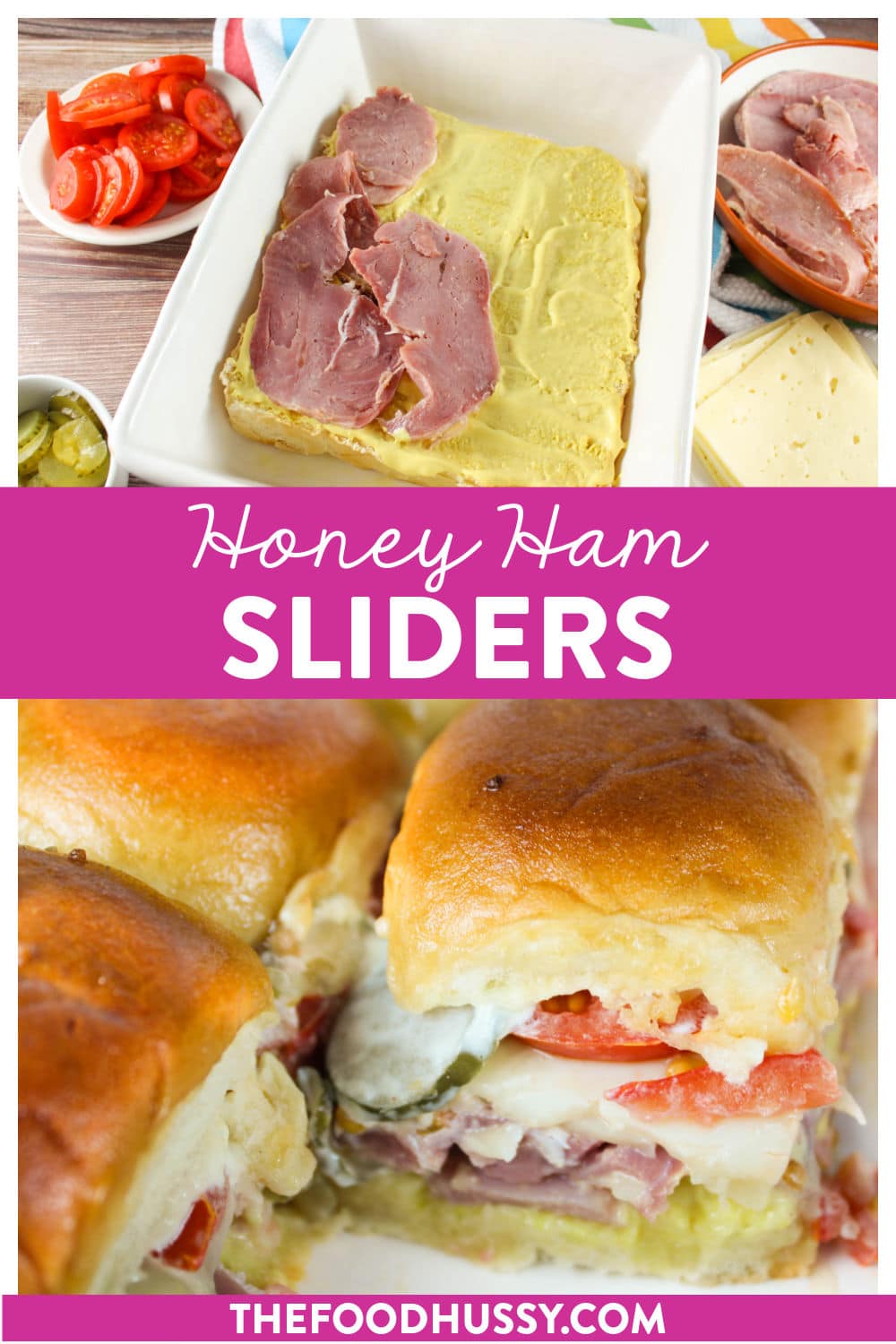Honey Ham Sliders - The Food Hussy