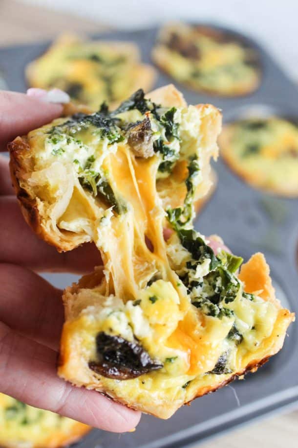 Vegetable Mini Quiches - The Food Hussy