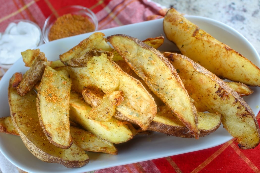 Air Fryer Potato Ole Potato Wedges - The Food Hussy