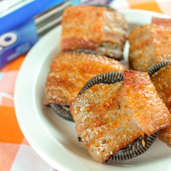 Smoked Bacon Wrapped Oreos - The Food Hussy