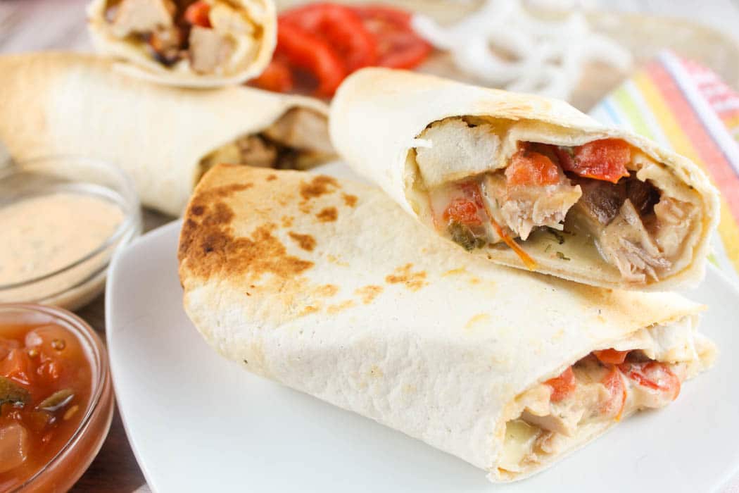 Copycat Roly Poly Santa Fe Chicken Wrap - The Food Hussy