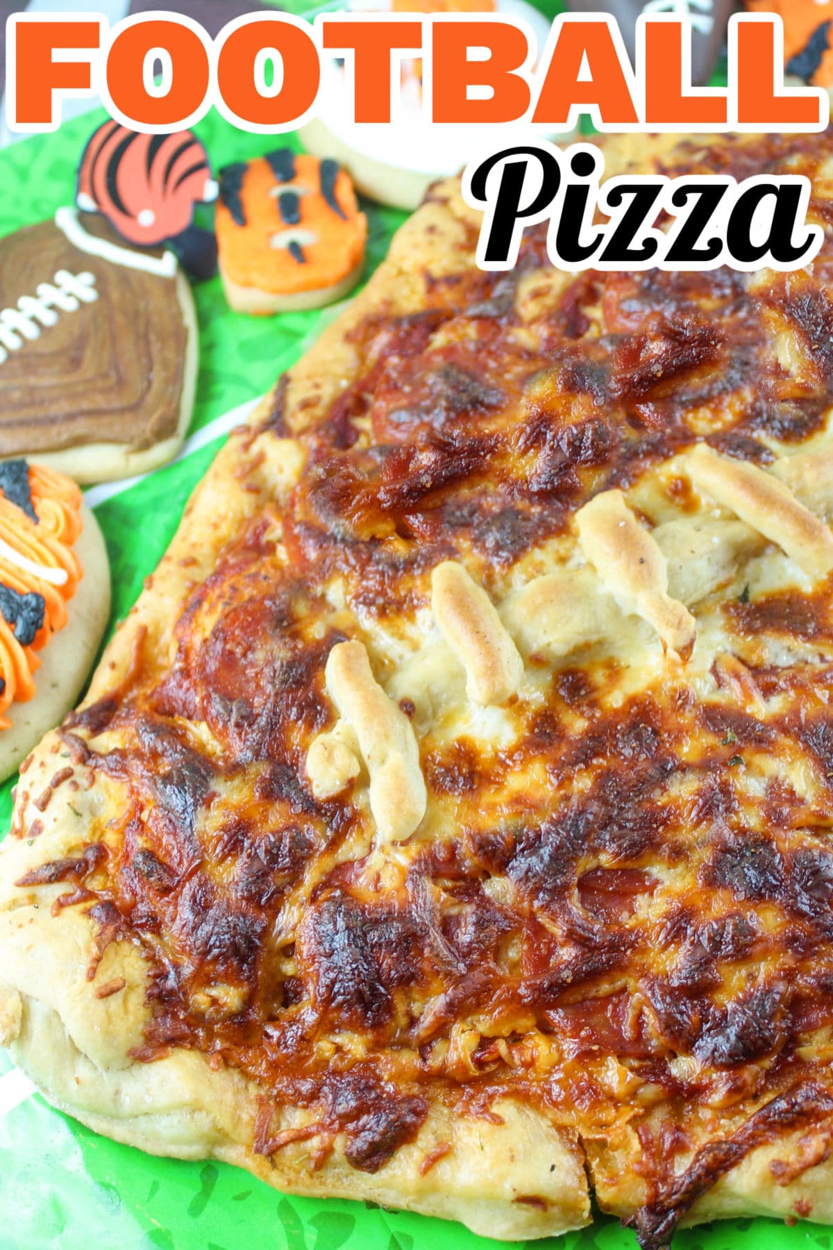 Step By Step Instructions On Making A Football Shaped Pizza - The Food ...