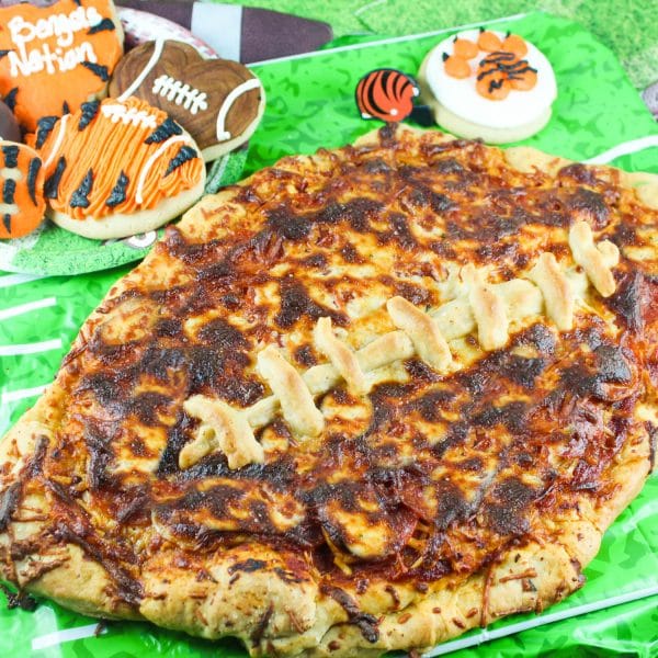 Step By Step Instructions On Making A Football Shaped Pizza - The Food ...