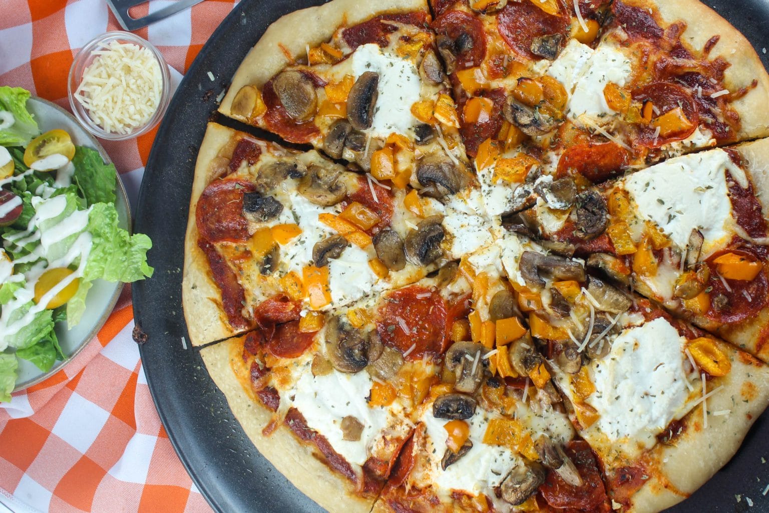 Smoked Pizza on a Traeger Wood Pellet Grill - The Food Hussy