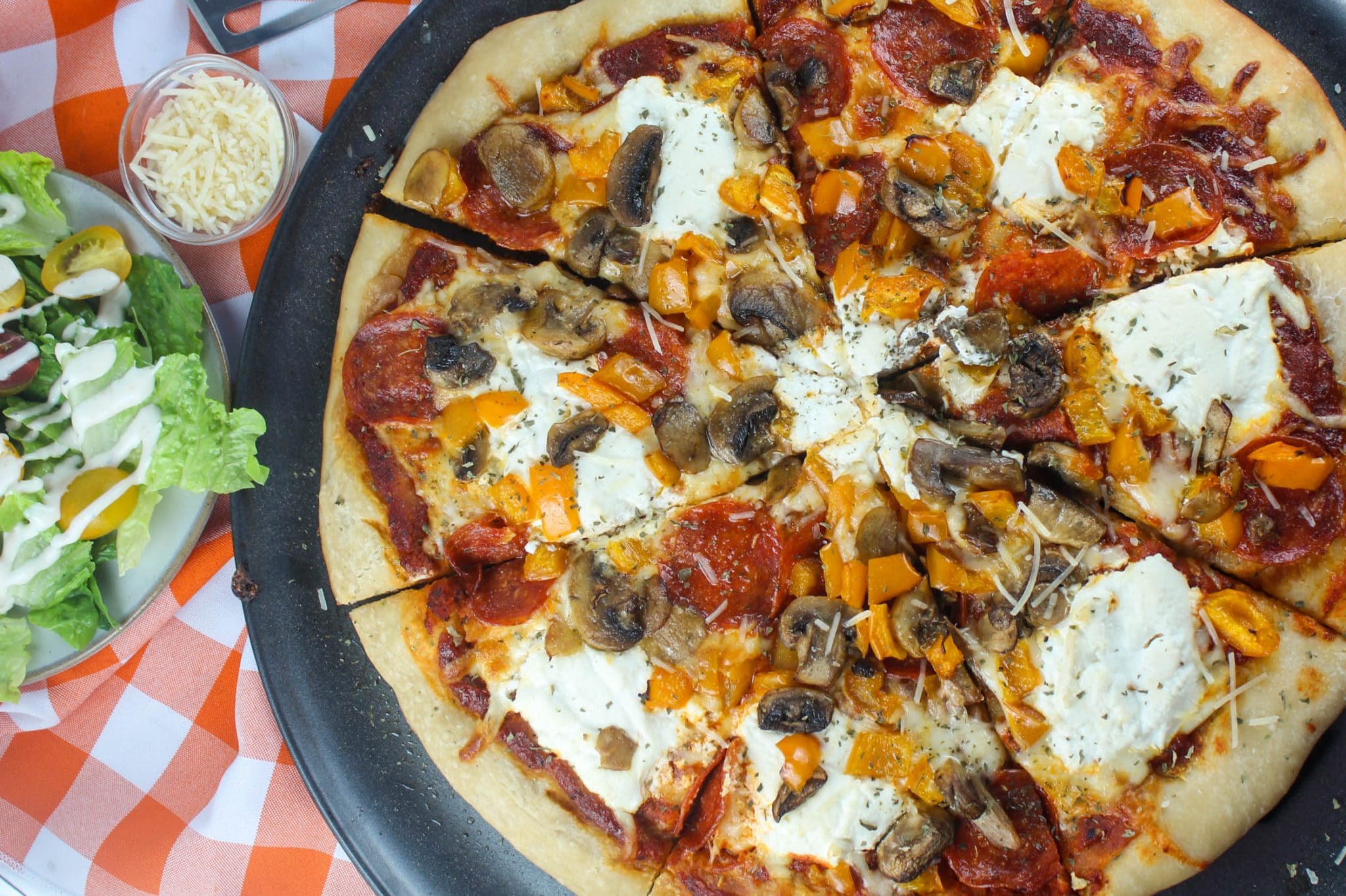 Smoked Pizza on a Traeger Wood Pellet Grill - The Food Hussy