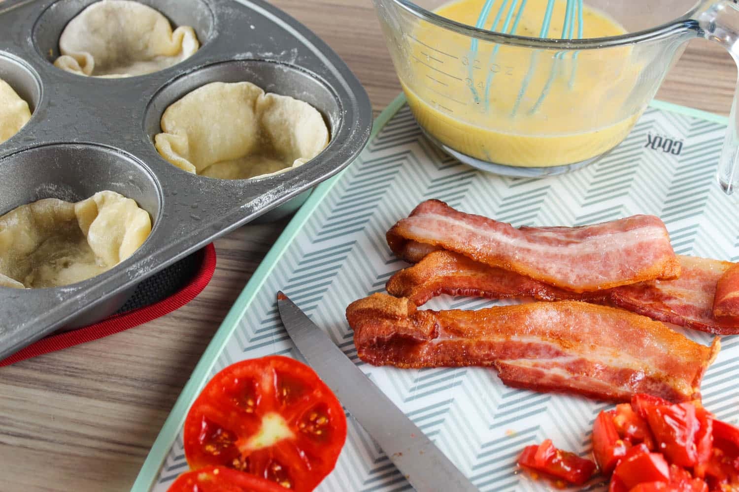 Mini Bacon and Egg Pies - The Food Hussy