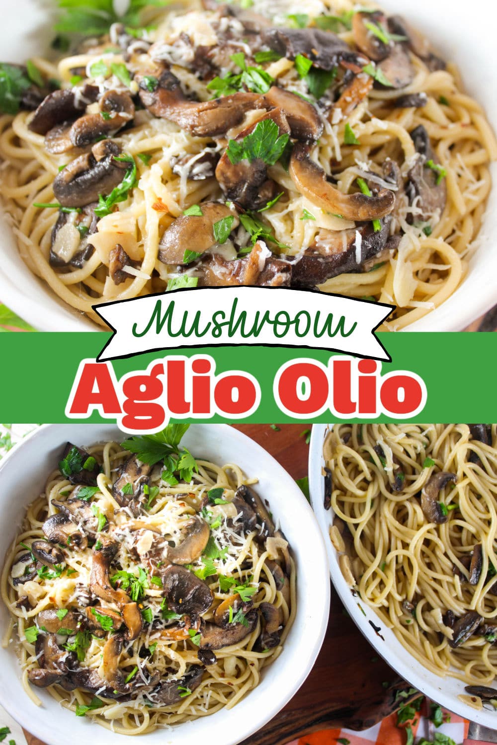 Mushroom Aglio Olio - The Food Hussy
