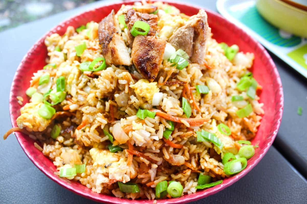 Blackstone Fried Rice - The Food Hussy