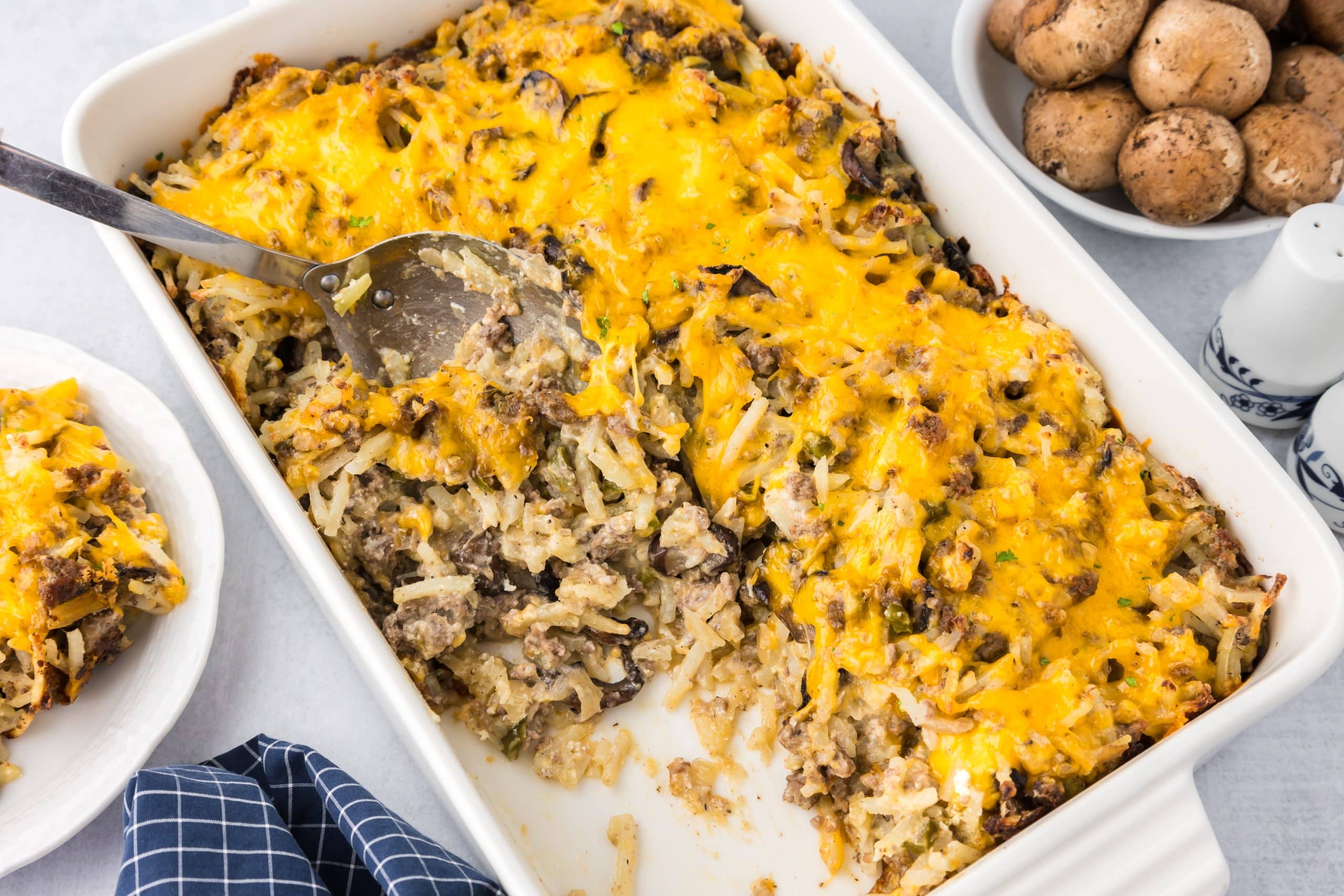 Hamburger Hashbrown Casserole - The Food Hussy
