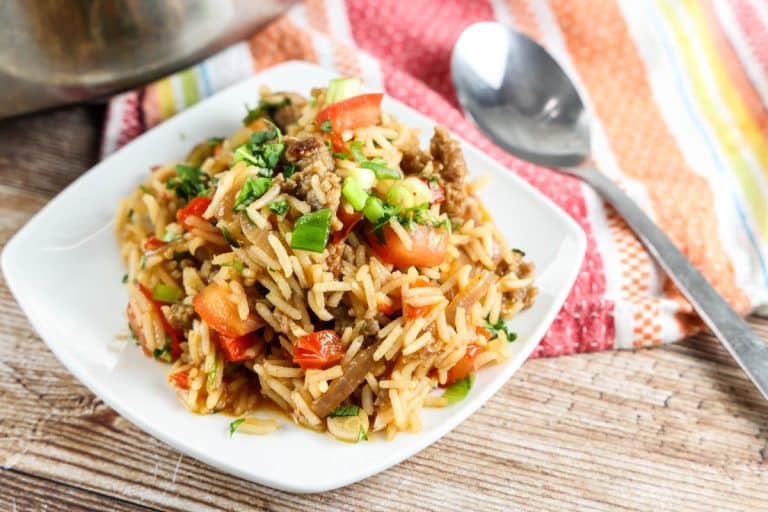 Gordon Ramsay Sausage Rice - The Food Hussy