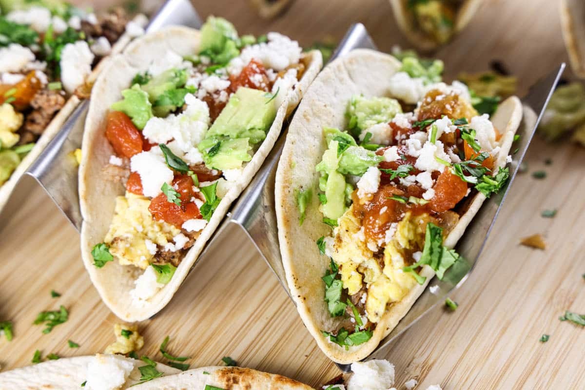 Blackstone Breakfast Tacos - The Food Hussy