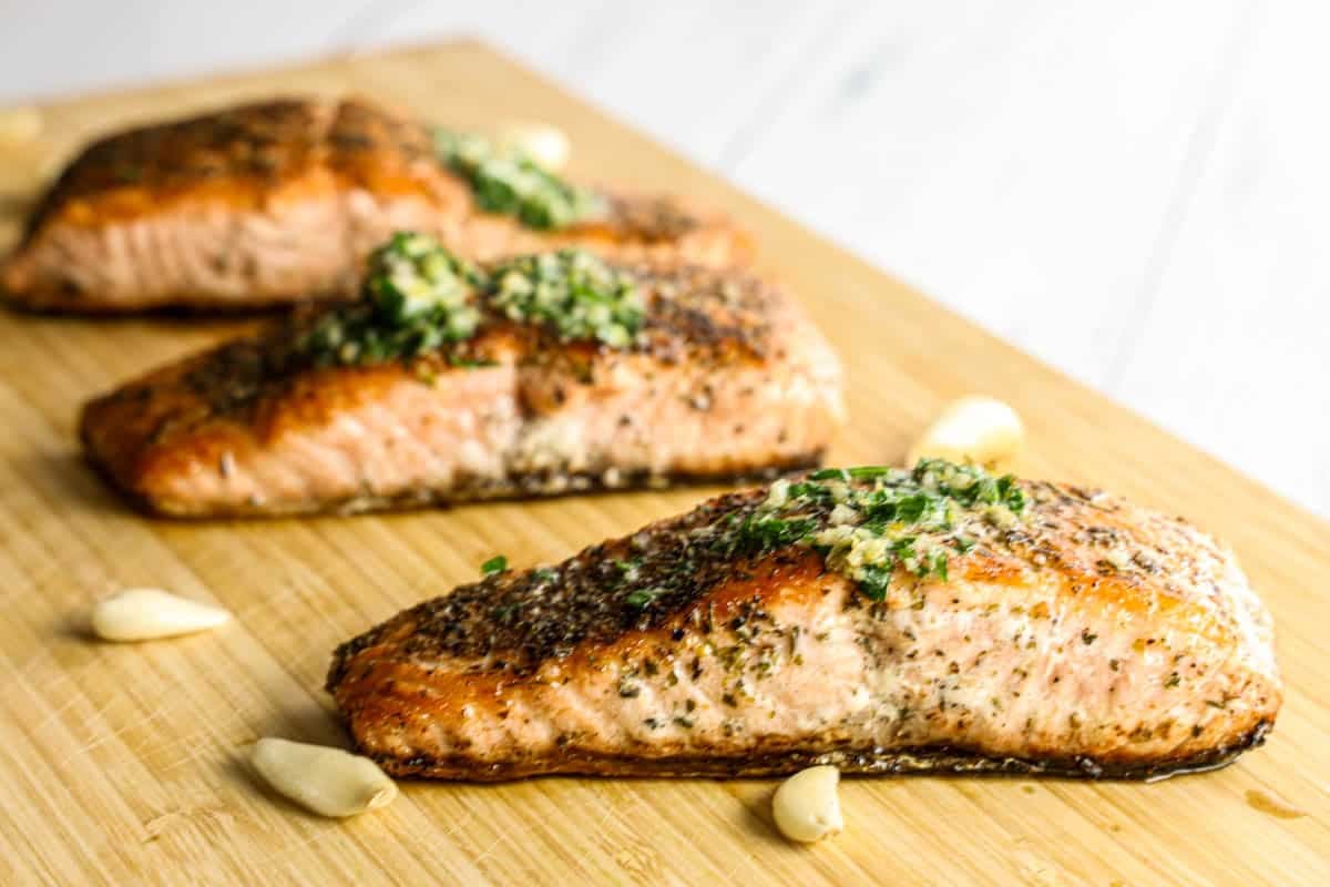 Olive Garden Herb Grilled Salmon - The Food Hussy