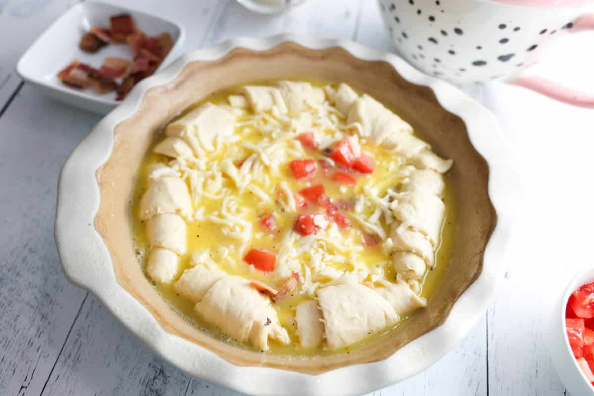 Croissant Breakfast Pie - The Food Hussy